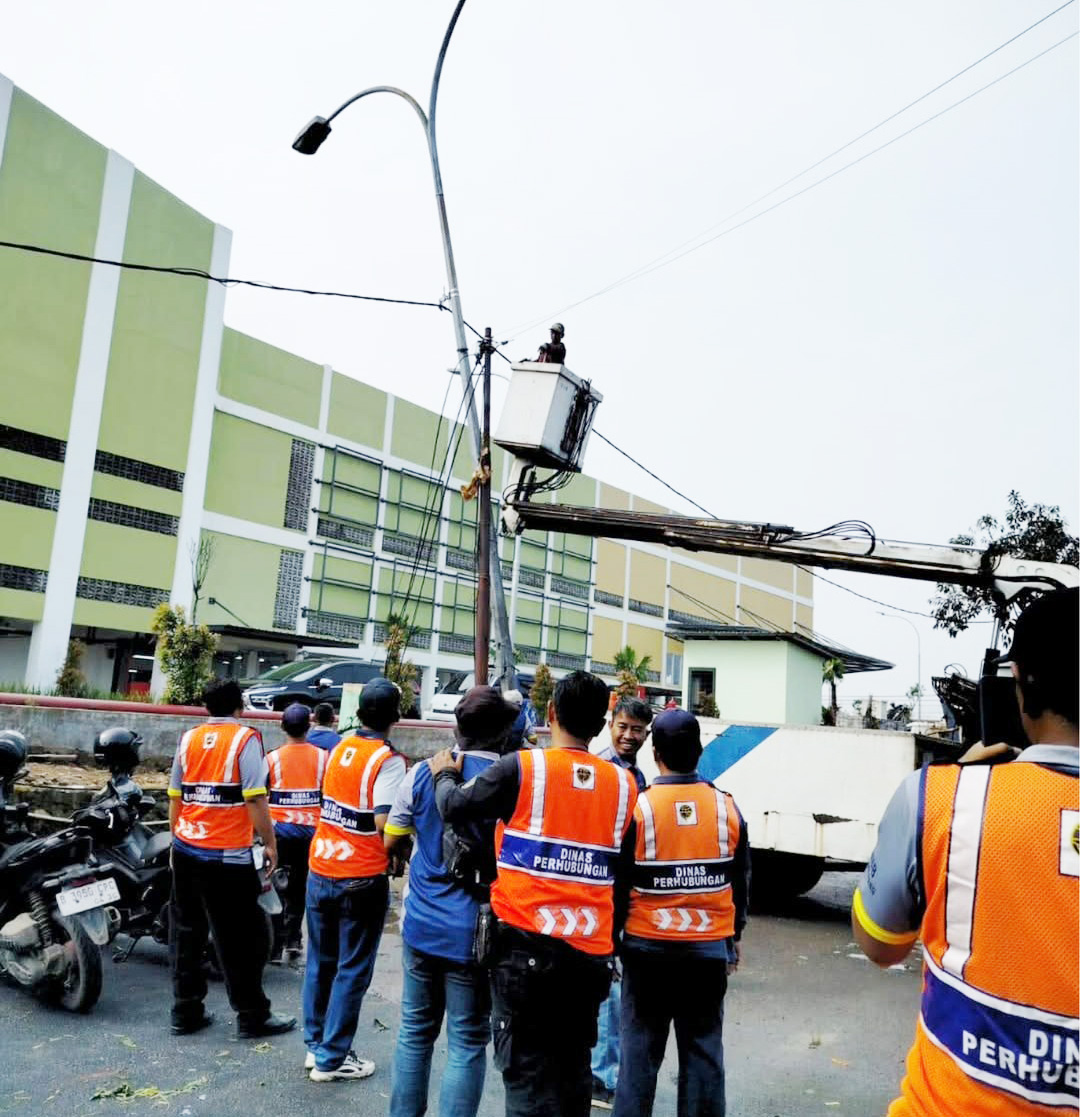 PJU dan Rambu Baru Sambut Operasional Pasar Anyar Tangerang ...